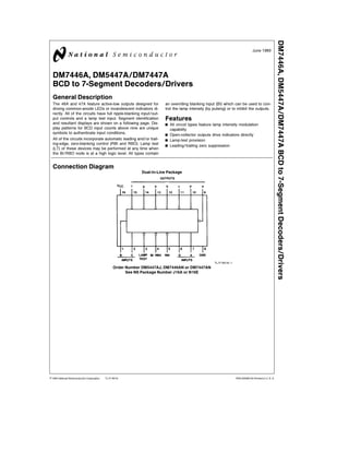 Datasheet 7447 | PDF
