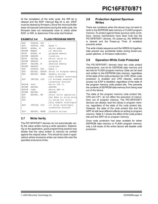 Data Sheet Del 16 F870 | PDF