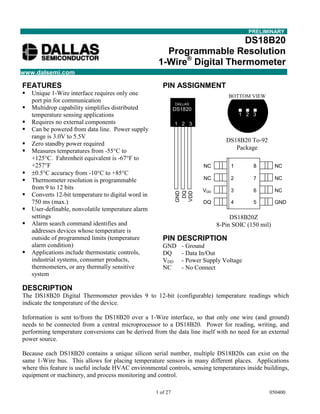 DS18B20 Programmable Resolution 1-Wire® Digital Thermometer.pdf
