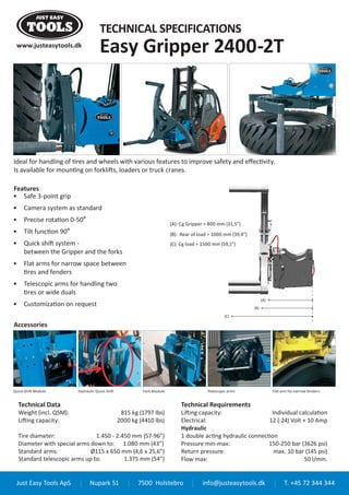 Datasheet easy gripper 2400 2-t_2pages | PDF