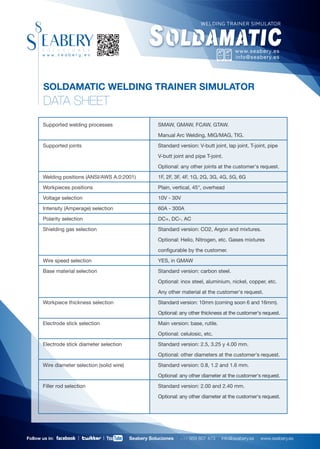 SOLDAMATIC EDUCATIONAL AUGMENTED REALITY Data sheet eng | PDF