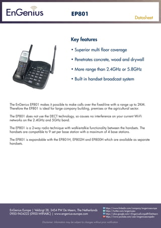 Datasheet EP801 | PDF