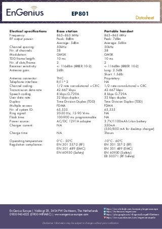 Datasheet EP801 | PDF