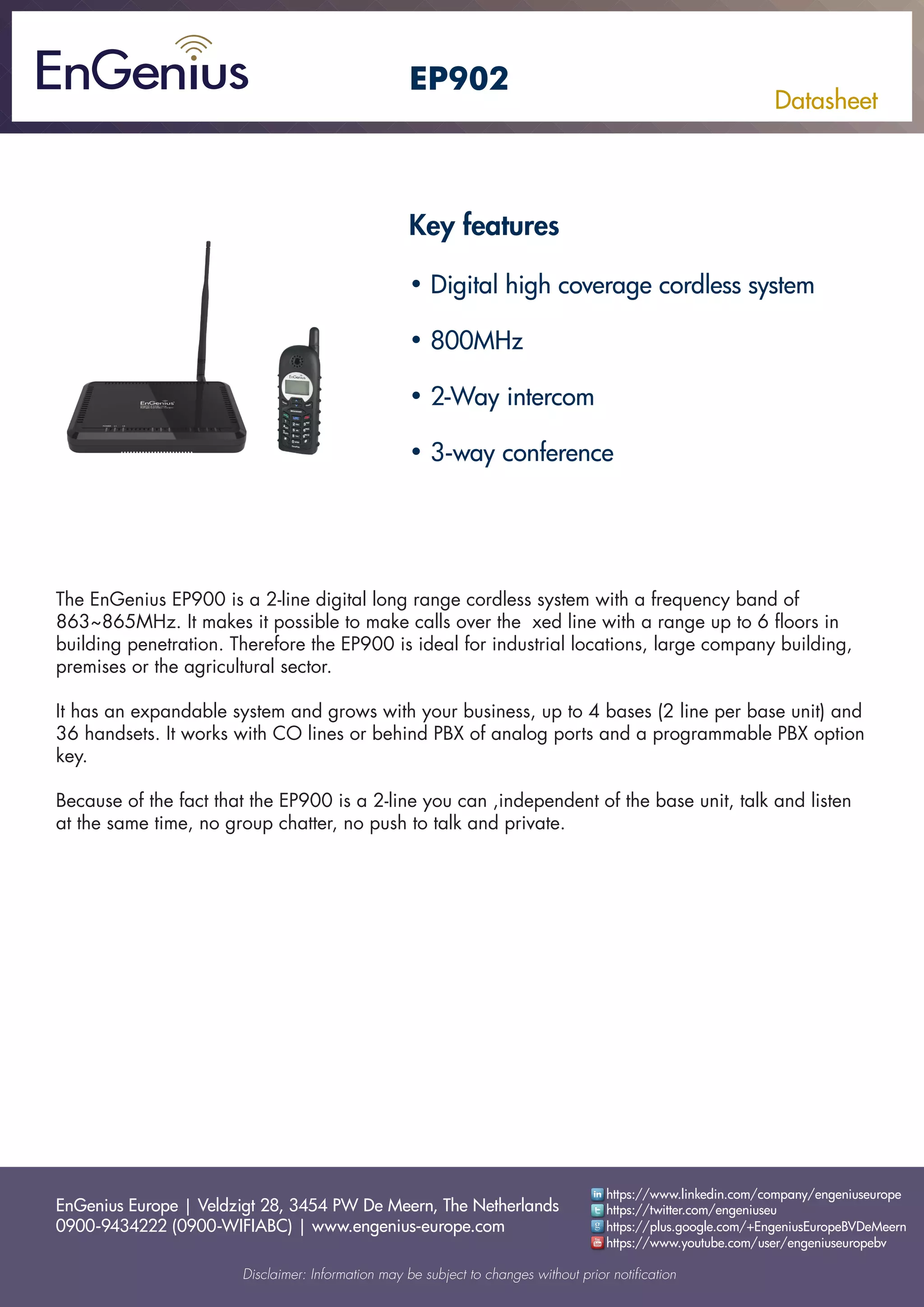 Datasheet EP902 | PDF