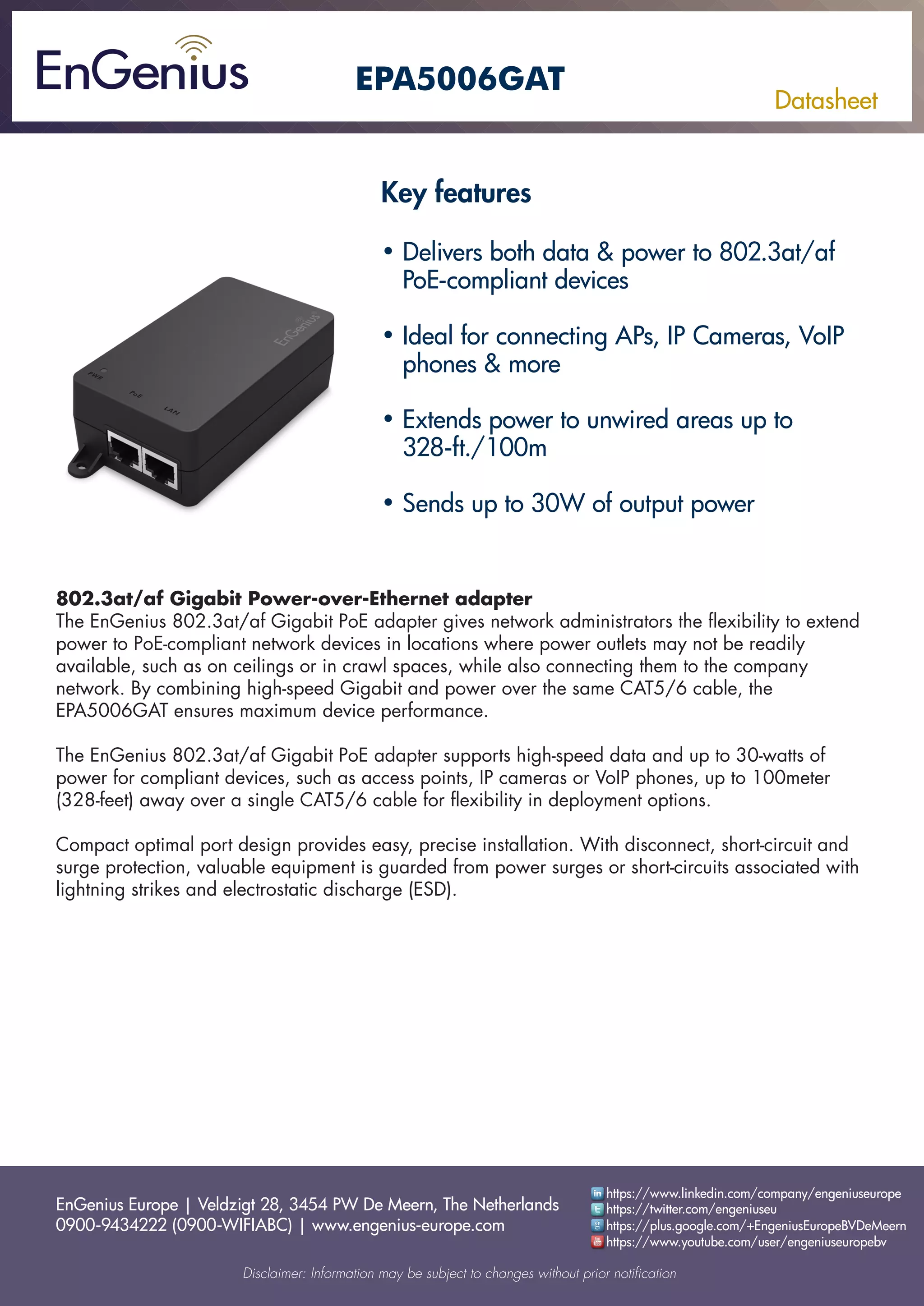 Datasheet EPA5006GAT | PDF