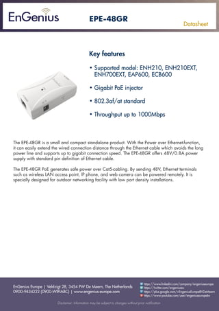 Datasheet EPE48GR | PDF