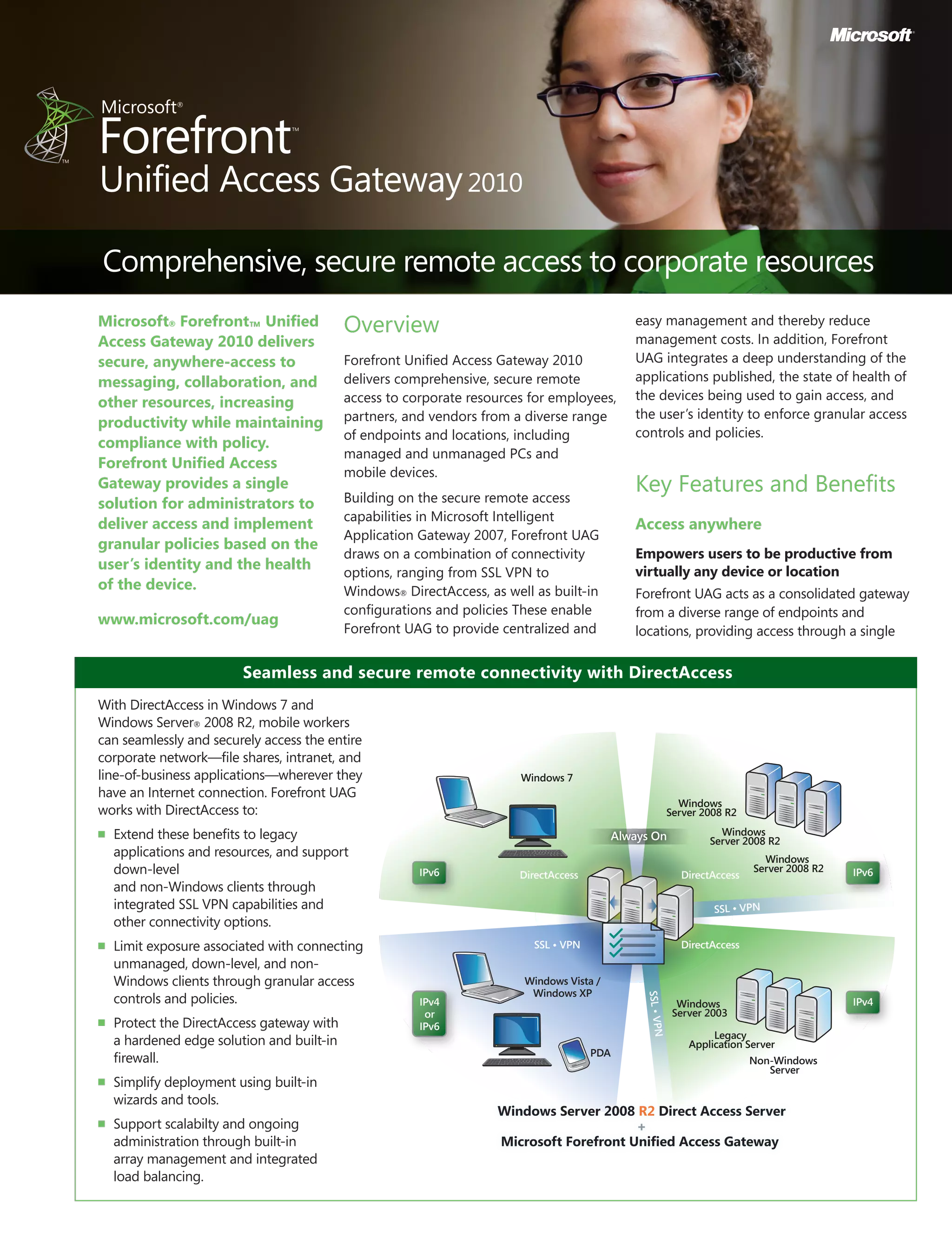 Datasheet Forefront Unified Access Gateway | PDF