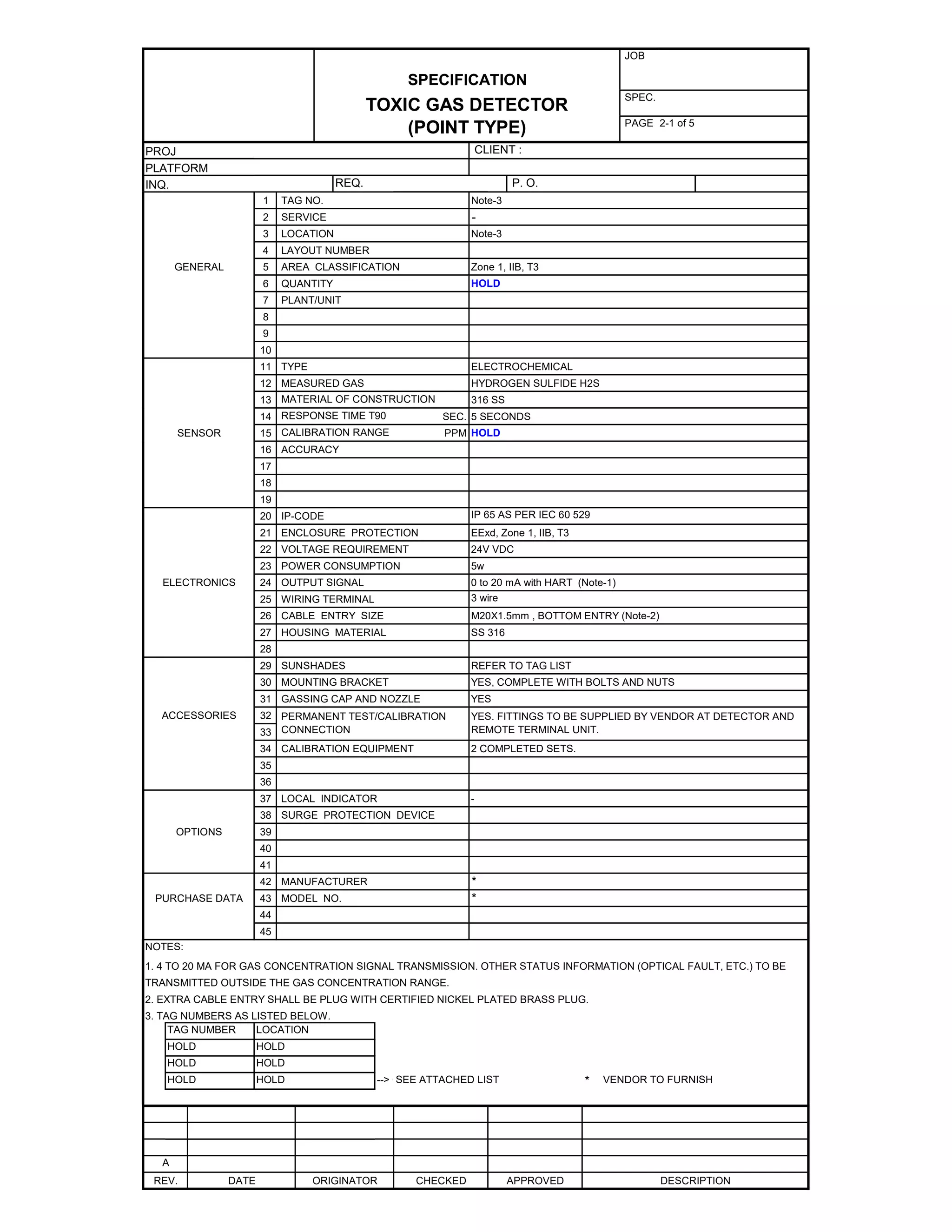 Oil and Gas Industry : Datasheet for Fire and Gas Detectors.pdf