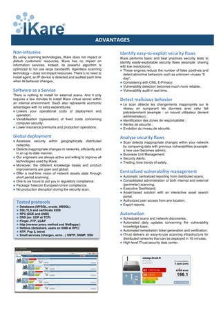 IKare Vulnerability Scanner - Datasheet EN | PDF
