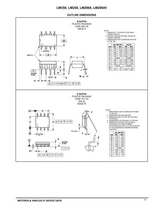 Datasheet lm358 | PDF