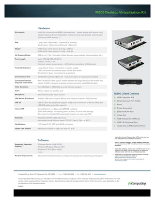 Datasheet m300 | PDF