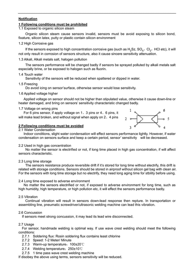 Datasheet mq6 | PDF