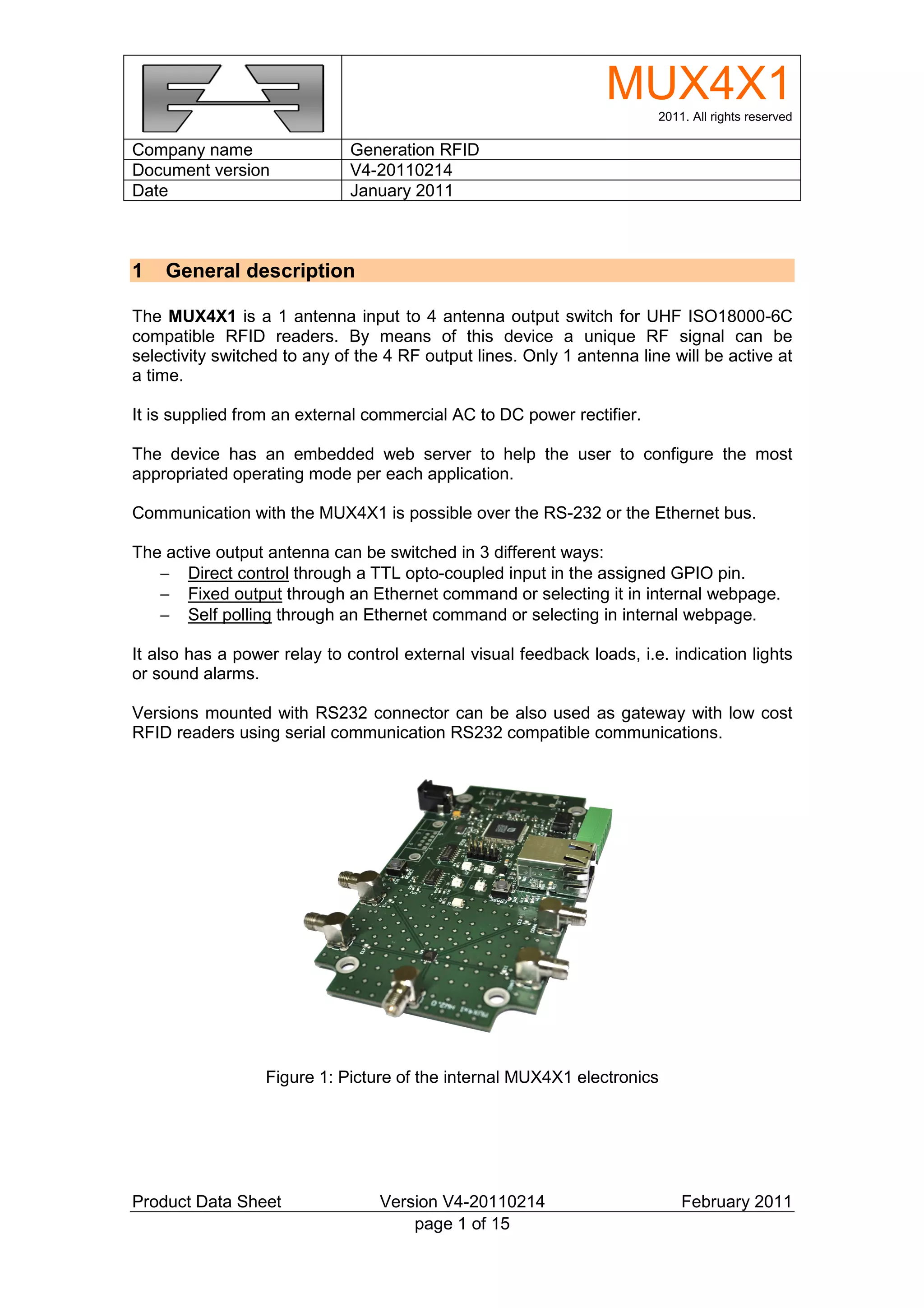 DataSheet mux4x1 | PDF | Computer Peripherals | Computing