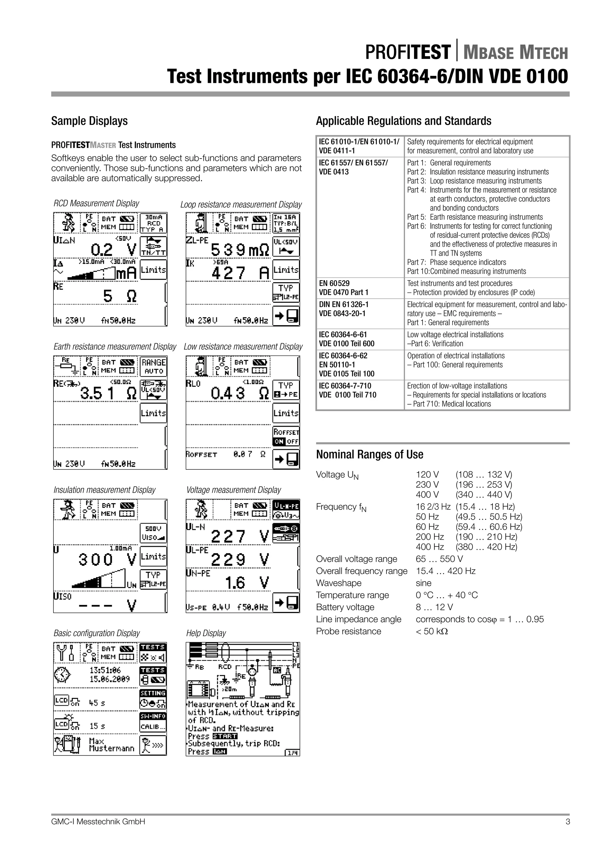 Datasheet profitest mbase_mtech (1) | PDF