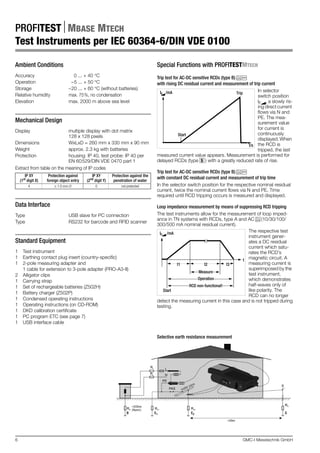 Datasheet profitest mbase_mtech (1) | PDF