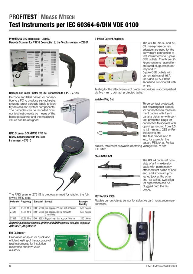 Datasheet profitest mbase_mtech (1) | PDF