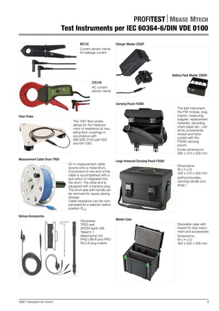 Datasheet profitest mbase_mtech (1) | PDF