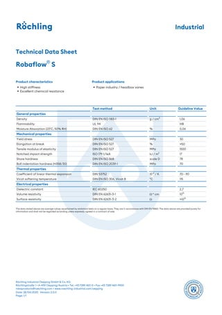 Datasheet Robaflow s_en | PDF