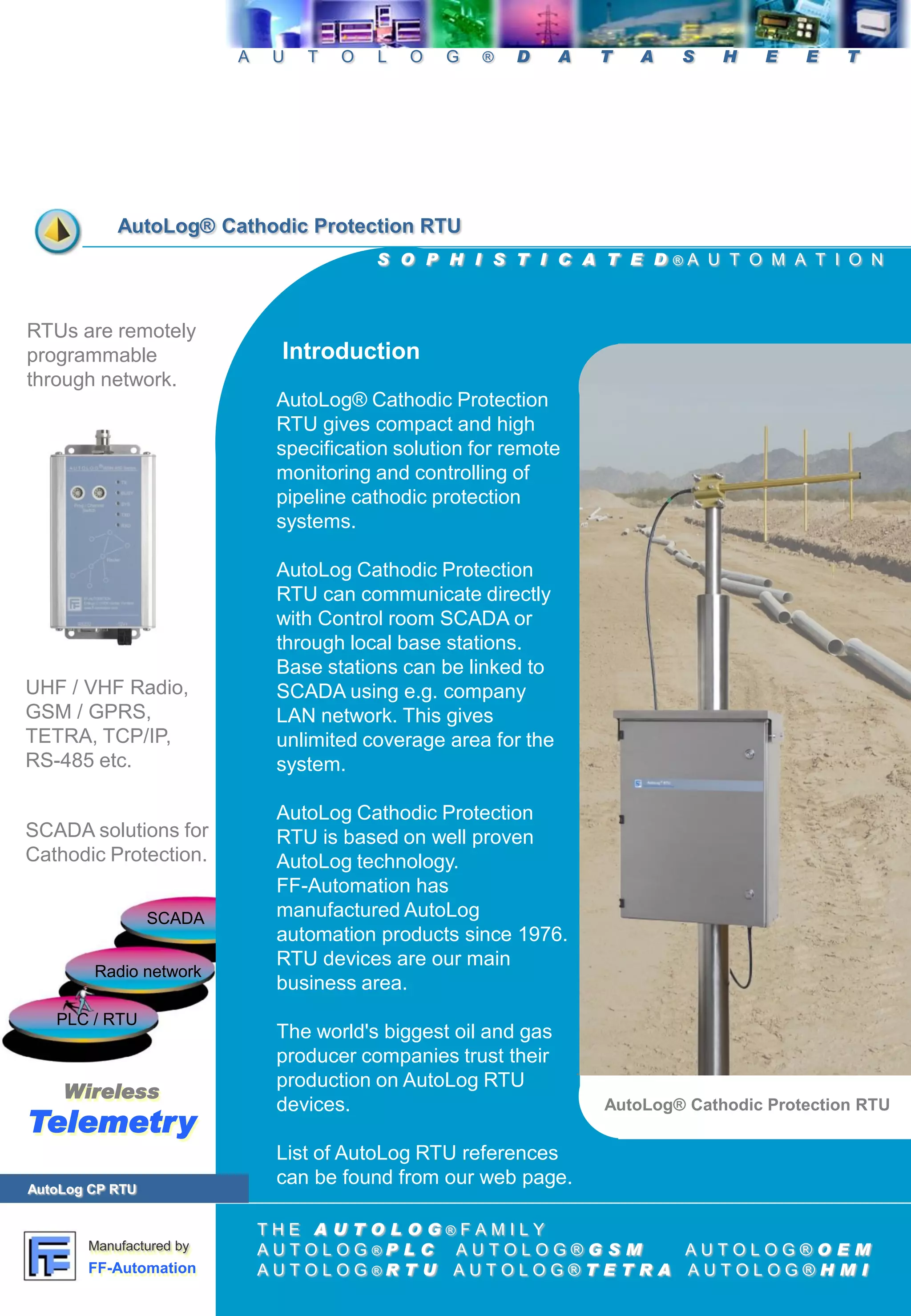 Datasheet rtu cathodic_protection | PDF | Technology & Computing