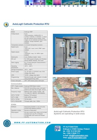 Datasheet rtu cathodic_protection | PDF | Technology & Computing