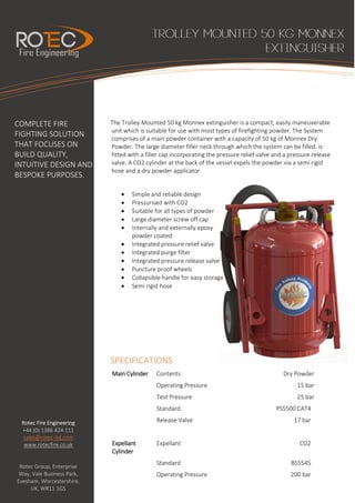 Rotec Fire Engineering | PDF | Home Appliances | Home & Garden