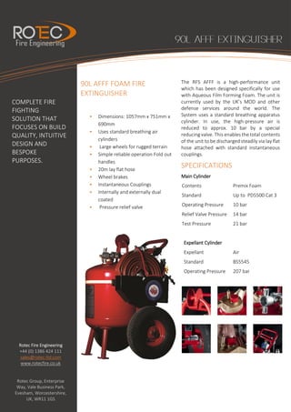 Rotec Fire Engineering | PDF | Home Appliances | Home & Garden