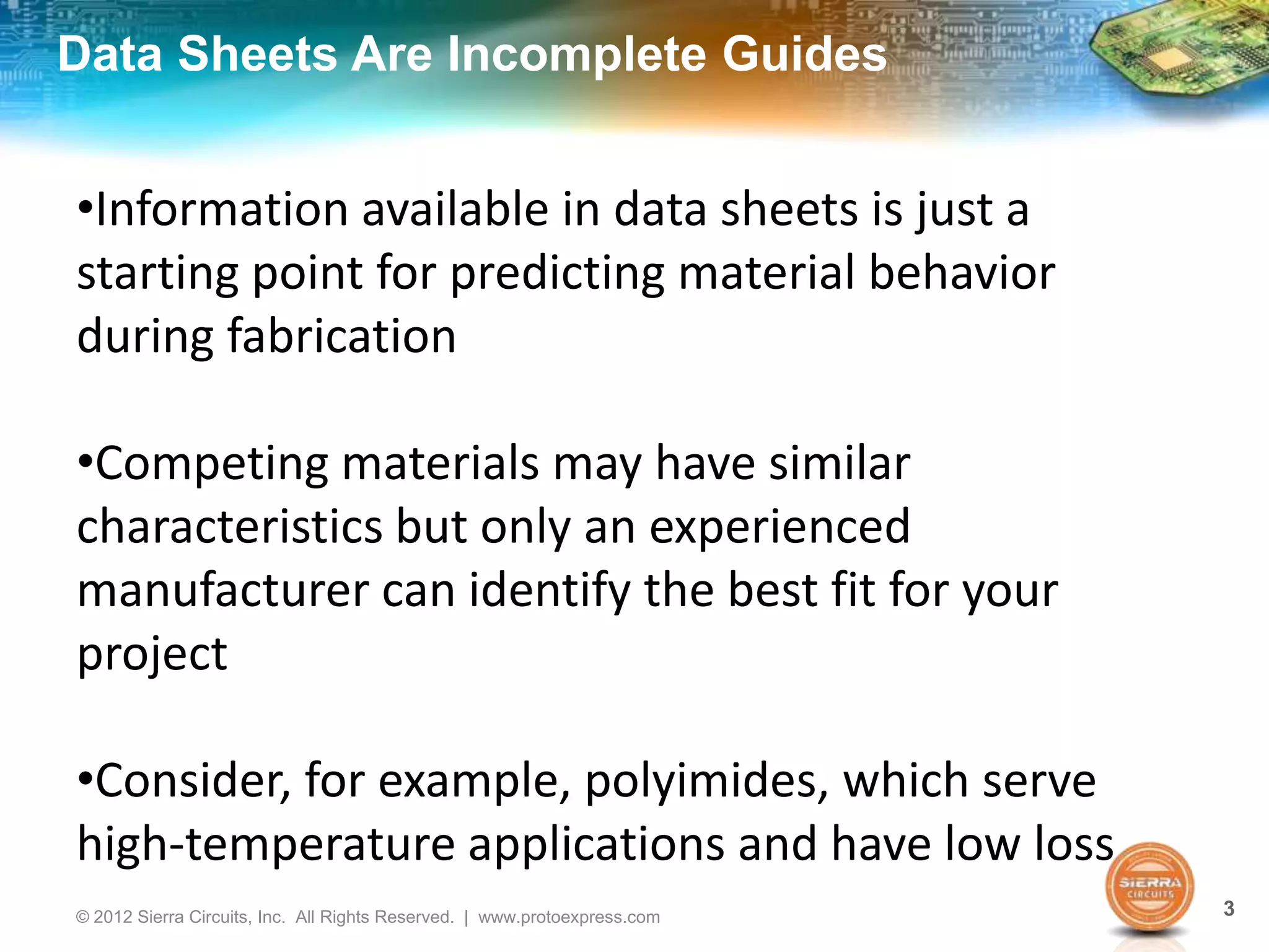 Data Sheets Are Incomplete Guides | PPT