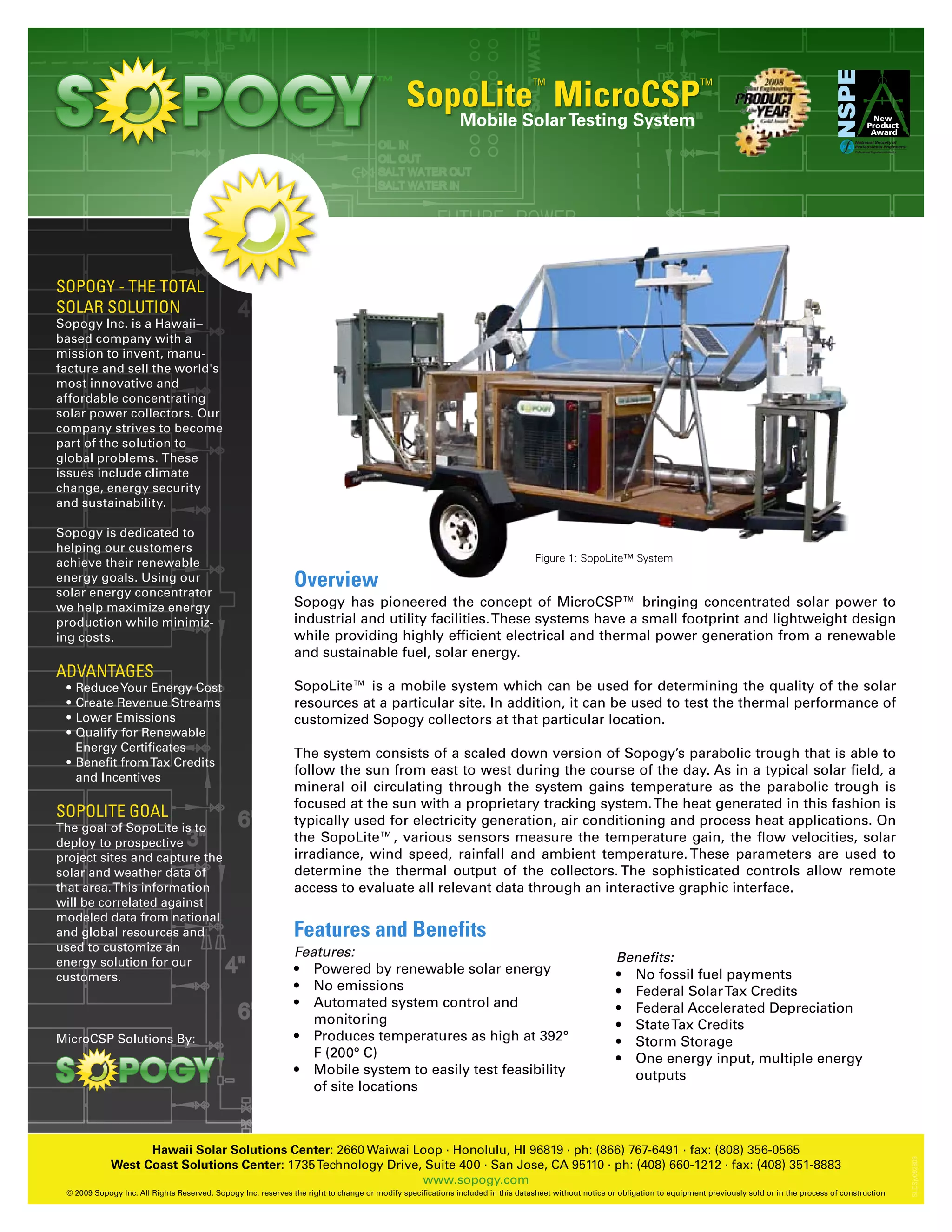 Data sheet sopo_lite_web | PDF | Power and Energy Industry | Industries