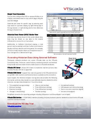 VTScada 11 Software - Integrated Historian | PDF | Databases | Computer ...
