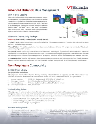 Datasheet: VTScada 11.3 SCADA Software | PDF