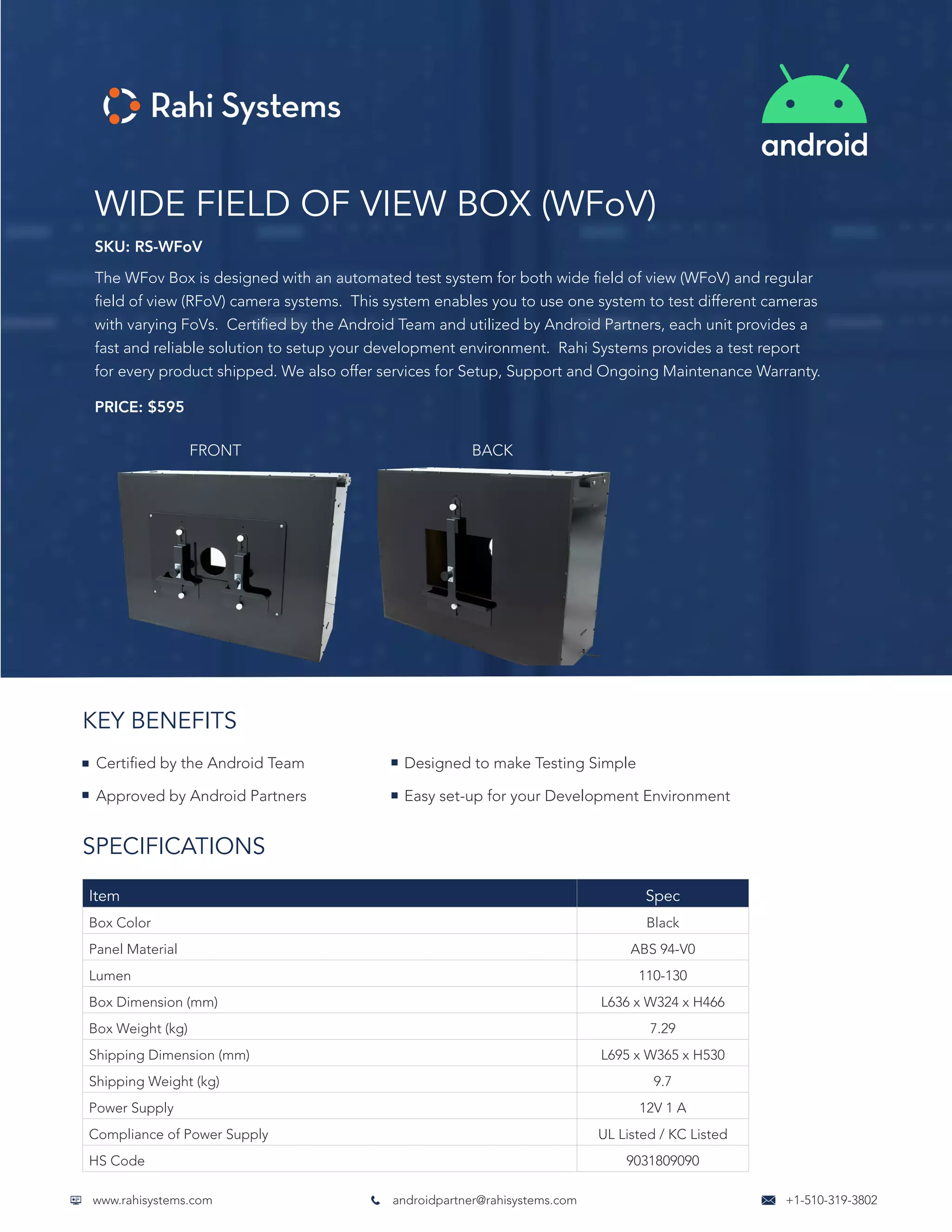 Wide Field of View Box (WFoV) | PDF