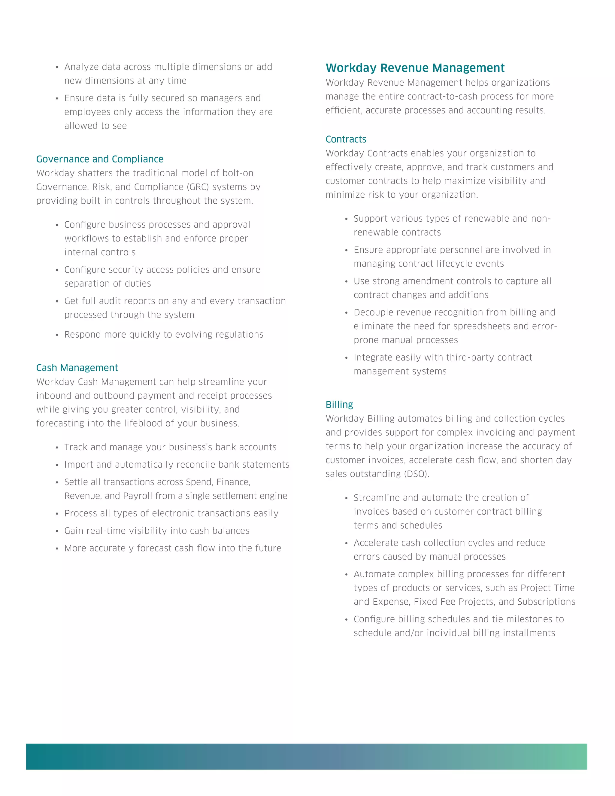 Workday Financial Management | PDF