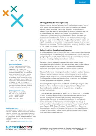 World Class Business Execution | PDF