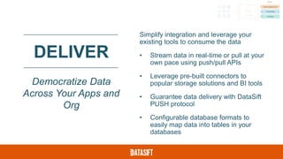 The DataSift platform | PPT