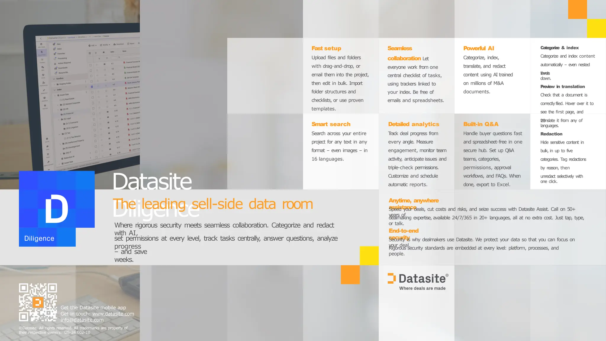 Datasite: The Leading Sell-Side Data Room | PPT