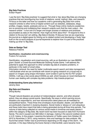 Data socialscienceprogramme | PDF