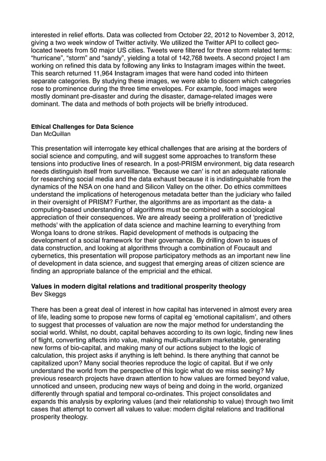 Data socialscienceprogramme | PDF