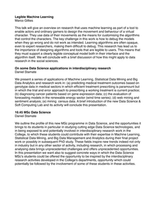 Data socialscienceprogramme | PDF