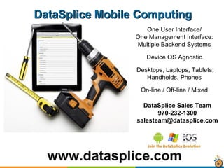 DSUG Fall2017: DataSplice Asset Dispositioning and Meter Palletization ...