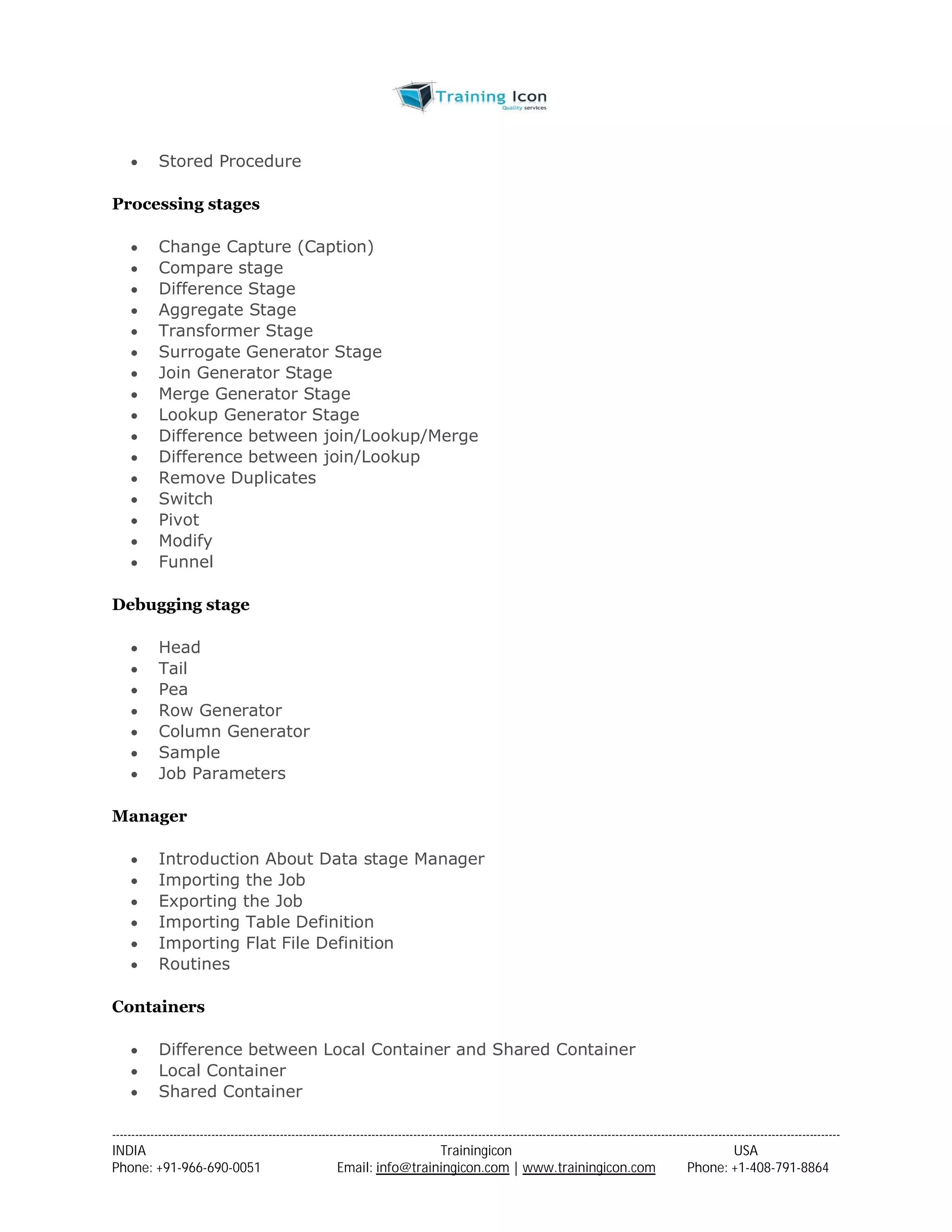 DATASTAGE ONLINE TRAINING | PDF | Databases | Computer Software and Applications