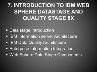 Data stage Online Training | PPT