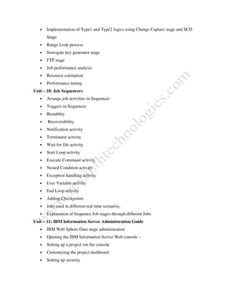 Datastage Online Training | PDF