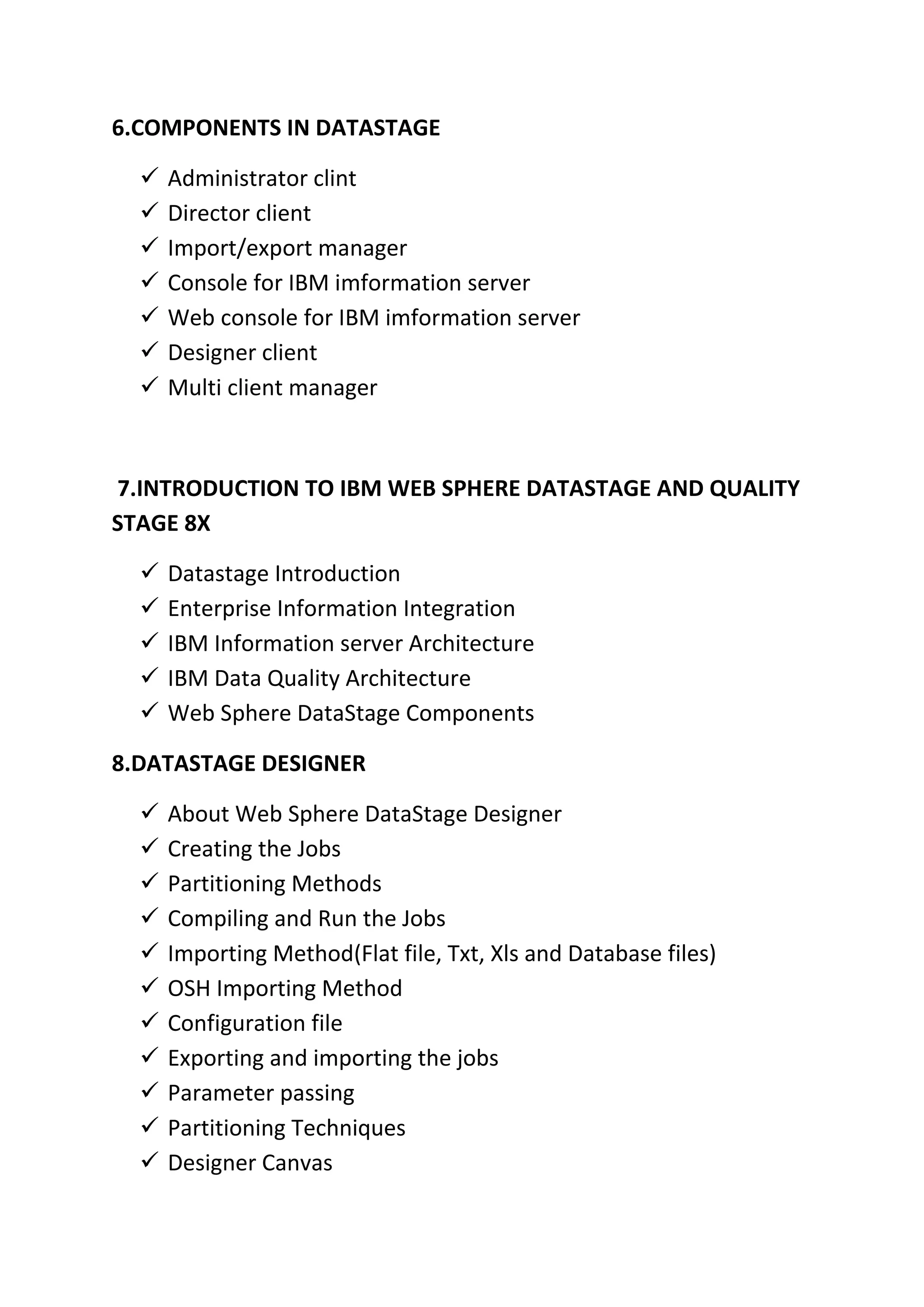 Datastage Online Training @ Adithya Elearning | PDF