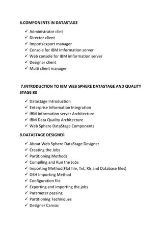 Datastage Online Training @ Adithya Elearning | PDF | Free Download