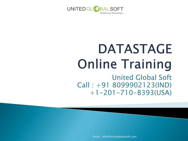 Datastage online training | PPTX | Databases | Computer Software and ...