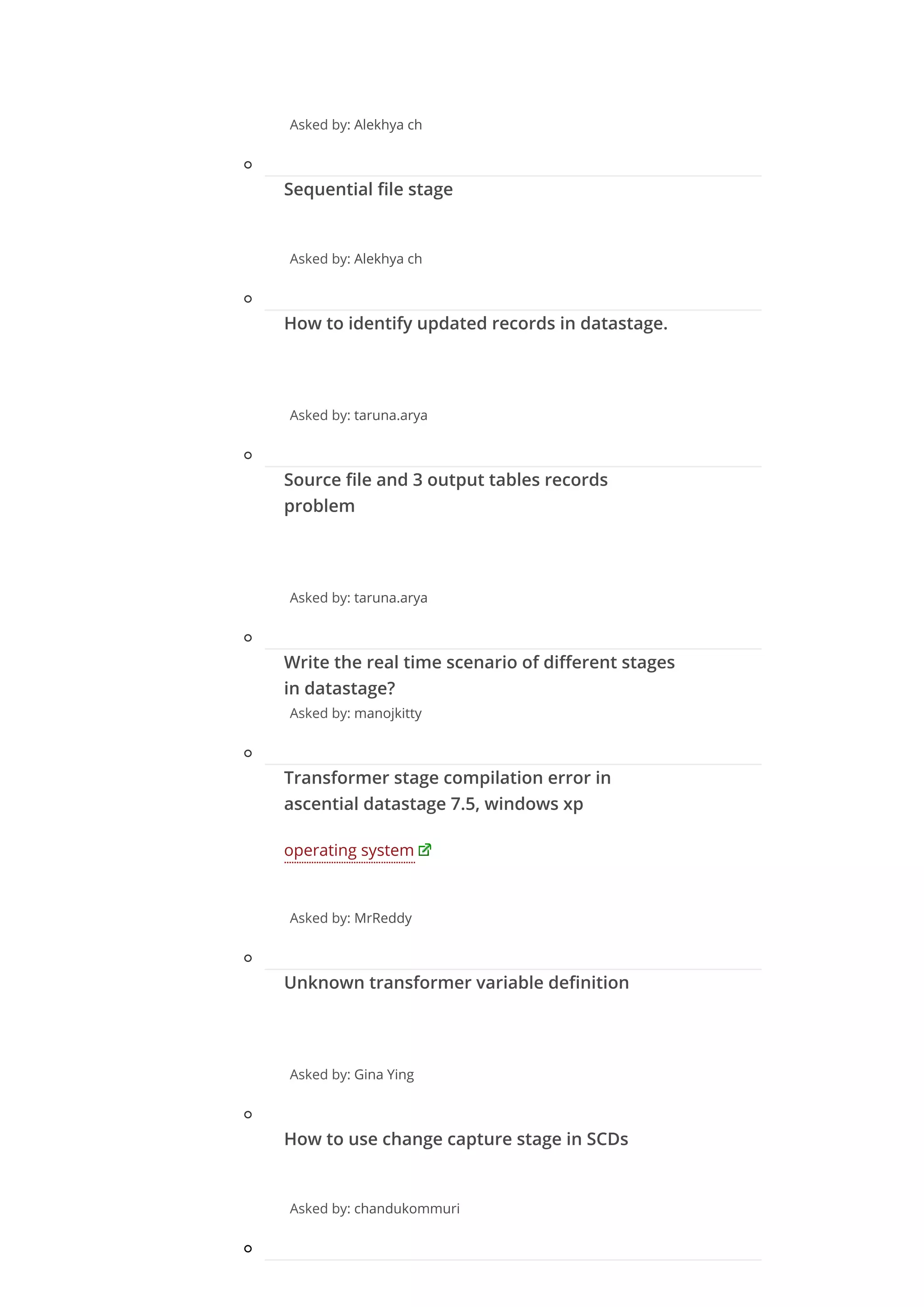 Datastage real time scenario | PDF