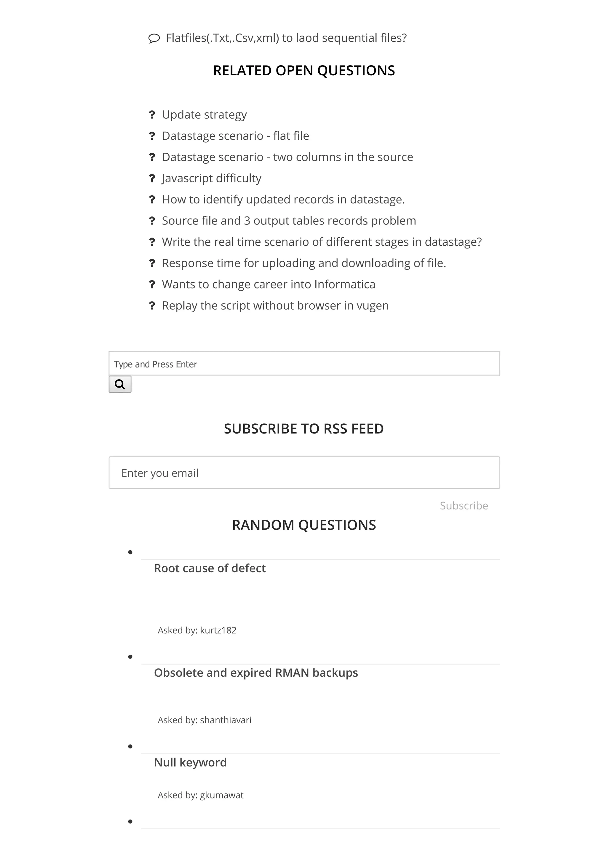 Datastage real time scenario | PDF