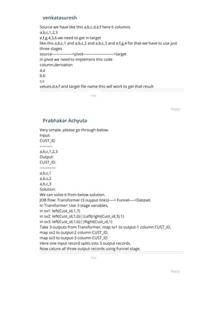 Datastage real time scenario | PDF