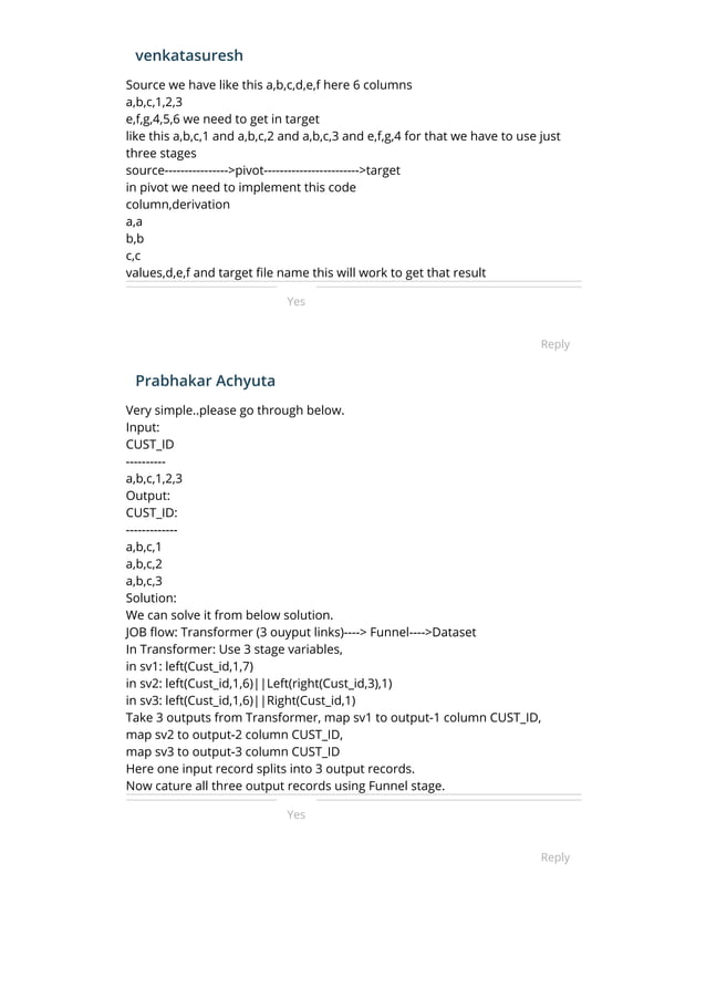 Datastage real time scenario | PDF