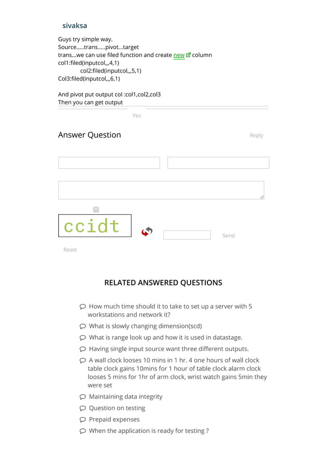 Datastage real time scenario | PDF